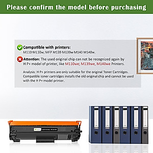 【NO CHIP, with Tool】 Compatible Toner Cartridge 141X W1410X ( W1410A, 141A ) Black High Yield, 2000 Pages for HP Laserjet M110w, M110we; HP Laserjet MFP M139we, M140w, M140we Printer GREENPRINT