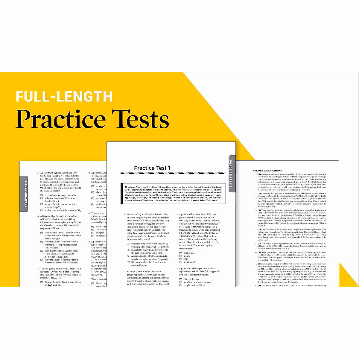 Adult CCRN Exam Premium: Study Guide for the Latest Exam Blueprint, Includes 3 Practice Tests, Comprehensive Review, and Online Study Prep (Barron's Test Prep)