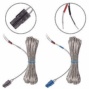 2 Pcs Surround Speaker Cables/Wires AH81-02137A for Samsung HT-H4500 HT-J4500 HT-H4500K HT-J5530K HT-J5500 HT-J5500K HT-J5550K HT-J5500W HT-J5550W HT-J5550WK HW-J355 SWA-8500S SWA-9000S/ZA SWA-9100S