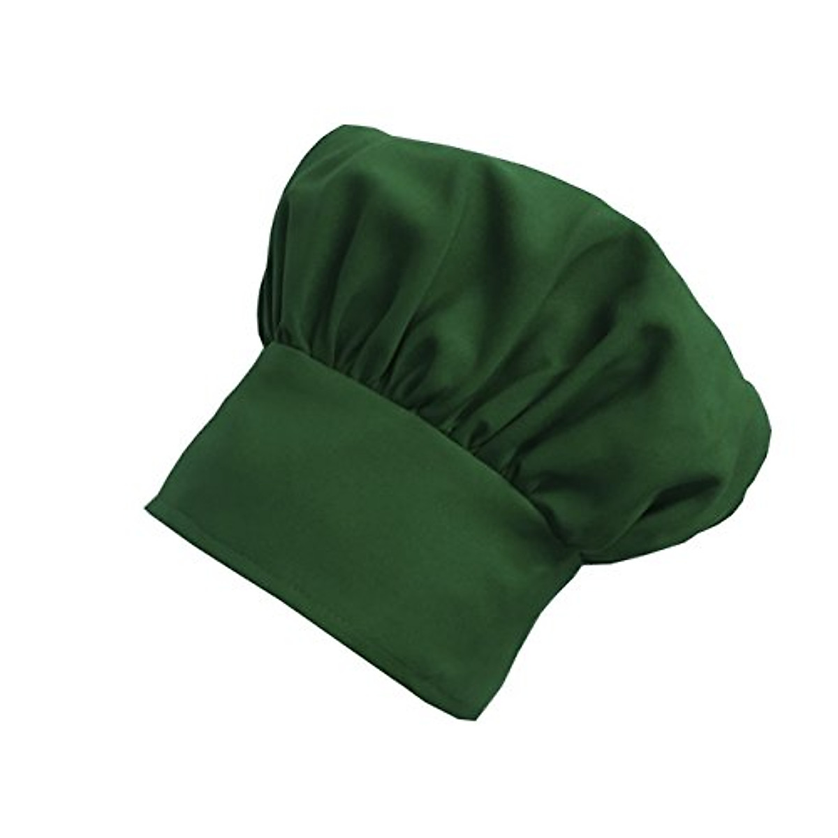 CHEFSKIN Big & Tall 2X XXL Mushroom Chef Hat, Fully Adjustable (Green)