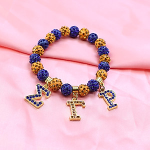 TongXin SGRHO Sorority Gift for Women 1922 Sorority Paraphernalia Bracelet Greek Sorority Rhinestone Jewelry Gift (SGR Bracelet 02)