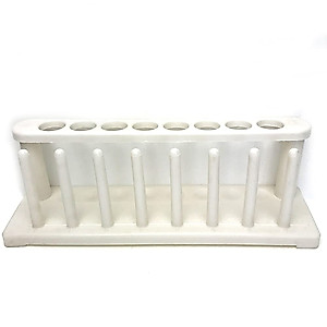 A Pack of Plastic 8-Well Test Tube Rack Scientific Lab Tube School Laboratory Supplies Experiment Tool Accessories