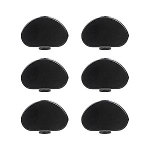 BQLZR 6pcs Guitar Tuner Buttons Full Size Buttons Alloy Machine Heads,Hole Diameter 4mm,Metal Guitar Tuning Buttons For Acoustic Guitar Line Up and Push on to Install