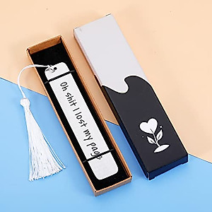 Funny Bookmark Gifts for Women,Book Lover Gift for Women Friend Birthday Christmas Gifts for BFF Her Spicy Reader Book Club Gifts, Female Friend Valentines Day Graduation Gifts for Son Daughter