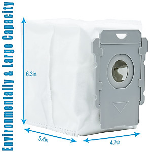 MOYIZA Vacuum Bags 12 Pack for Roomba iRobot i3 i7 j7 i5 i4 i8 s9 Replacement Dirt Disposal Bags