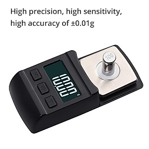 Neoteck Digital Turntable Stylus Force Scale Gauge 0.01g/100g Blue LCD Backlight for Tonearm Phono Cartridge