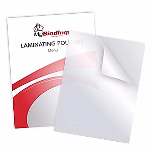 MyBinding Clear High Touch AM Thermal Laminating Pouches - 4 mil Thick, 9 inch x 14.5 inch, Legal Size, 100 Pack (02AB914504BX)