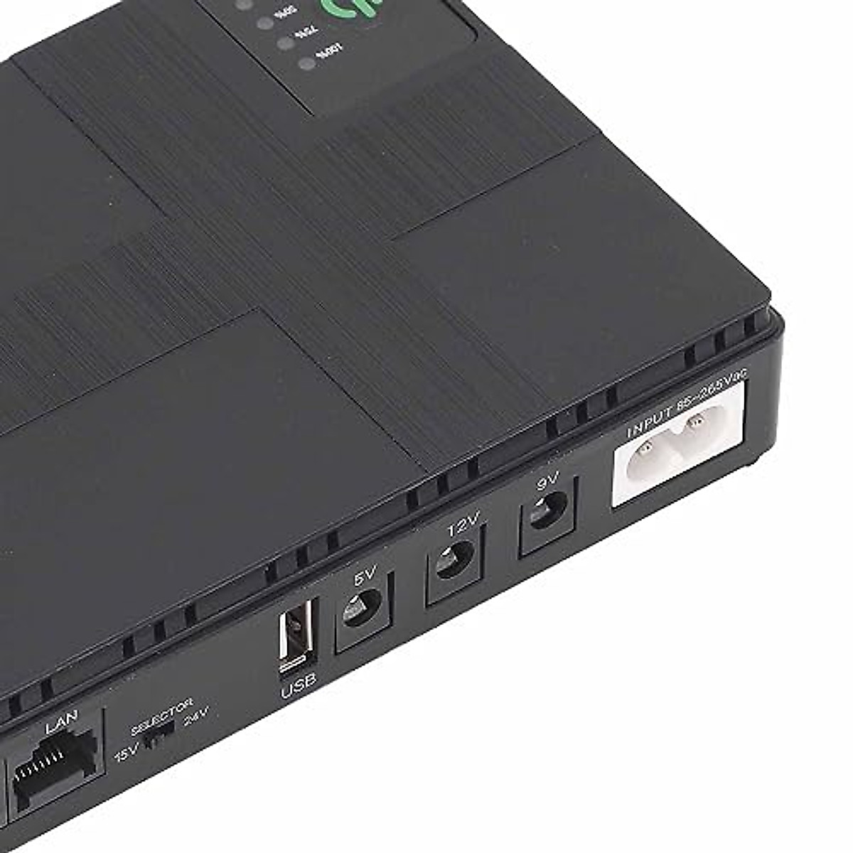 10400mAh POE UPS Battery Backup Power Supply 5V 9V 12V 2A Mini Uninterruptible 85V to 265V (US Plug)