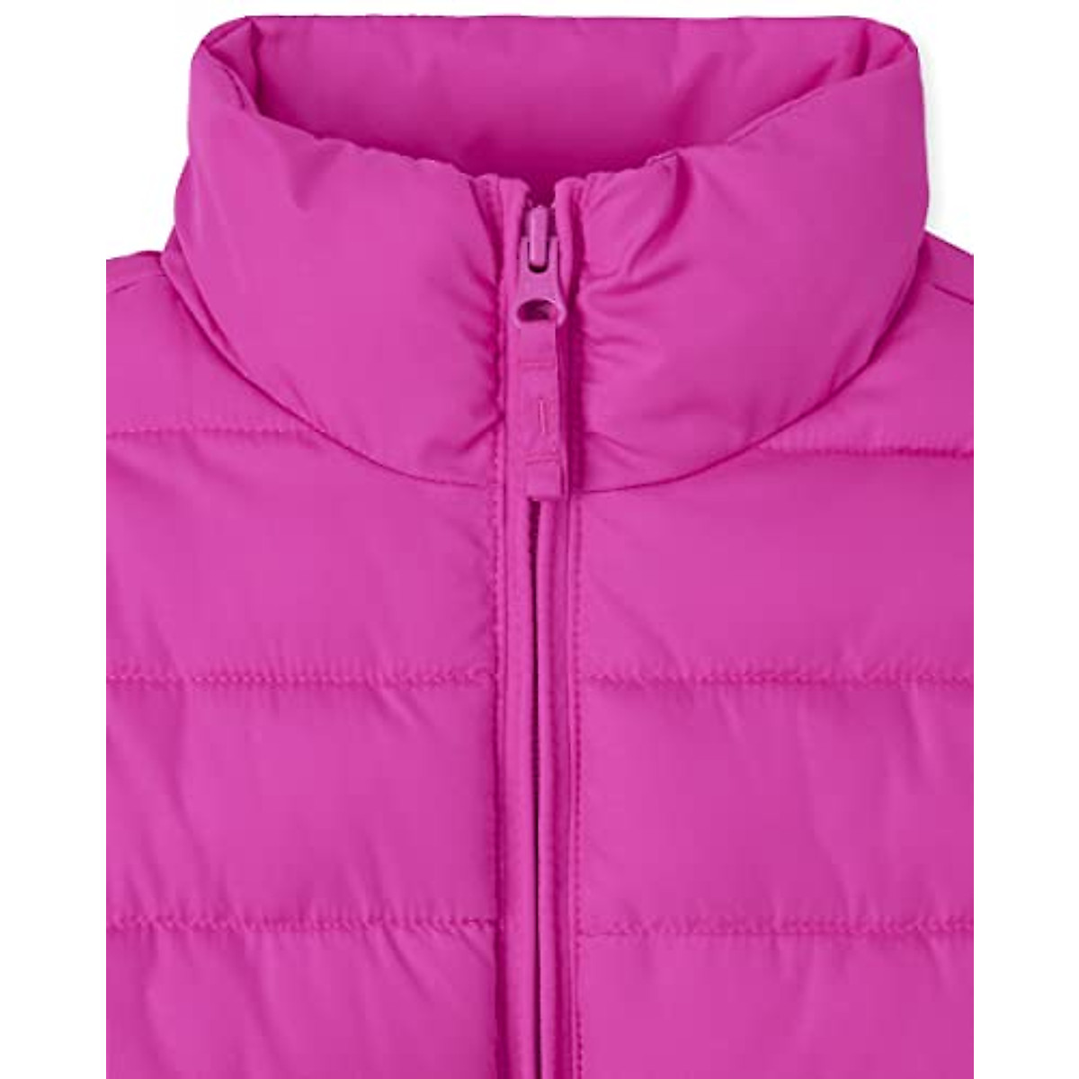 The Children's Place Girls' Medium Weight Puffer Jacket, Wind, Water-Resistant, Enchanted Pink, Small (5/6)