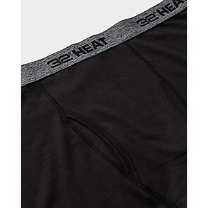 32 Degrees Mens Heat Performance Thermal Baselayer Pant Leggings, Black, X-Large