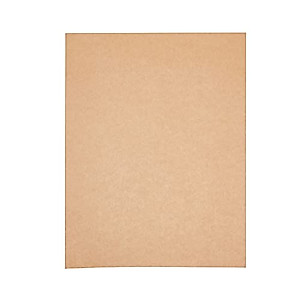 96 Pack Brown Kraft Paper Sheets for Wedding, Party Invitations, Drawing, DIY Projects, Letter Size, 120gsm (8.5 x 11 In)