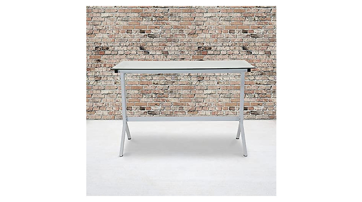 Stylish Winfield Glass Computer Desk by Flash Furniture