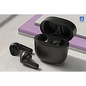 Philips T2236 True Wireless Headphones with IPX4 Water Resistance and Super-Small USB-C Charging case