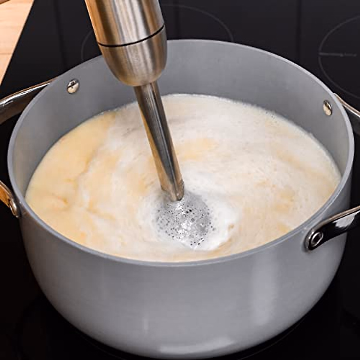 NutriMill Immersion Stick Hand Blender with 5 Multifunctional NutriBlend Blades