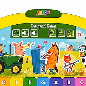 John Deere Kids Early Learning Activity Tablet - Read, Play, Press & Learn Electronic Activity Pad Reader With Removable Cards for Toddlers, ... & Answer Activity Desk (Press, Play & Learn)
