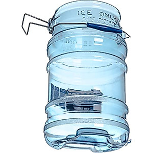 San Jamar SI6000 Saf-T-Ice Plastic Commercial Tote Bucket, 6 Gallon (Pack of 2)