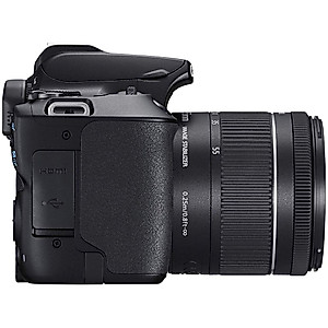 Canon EOS Rebel SL3 DSLR Camera (Black) with 18-55 IS STM 3453C002 USA 17pc Must Have Bundle: Includes – 32GB SanDisk Highspeed Memory Card + 50” Tripod + Professional Backpack + 3pc Filter Kit + More