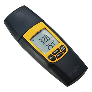 AMTAST Digital Thermometer Hygrometer for Office Library Cinema Storeroom Greenhouse Temperature Humidity Monitor Gauge AMA007