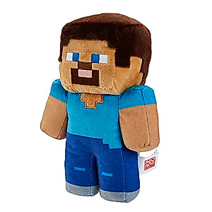 Mattel Minecraft Basic Plush Character Soft Dolls, Video Game-Inspired Collectible Toy Gifts for Kids & Fans Ages 3 Years Old & Up