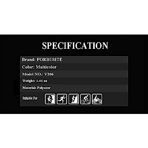 FORBUSITE Women Visor Caps for Running and Sport - Headband & Packable Black