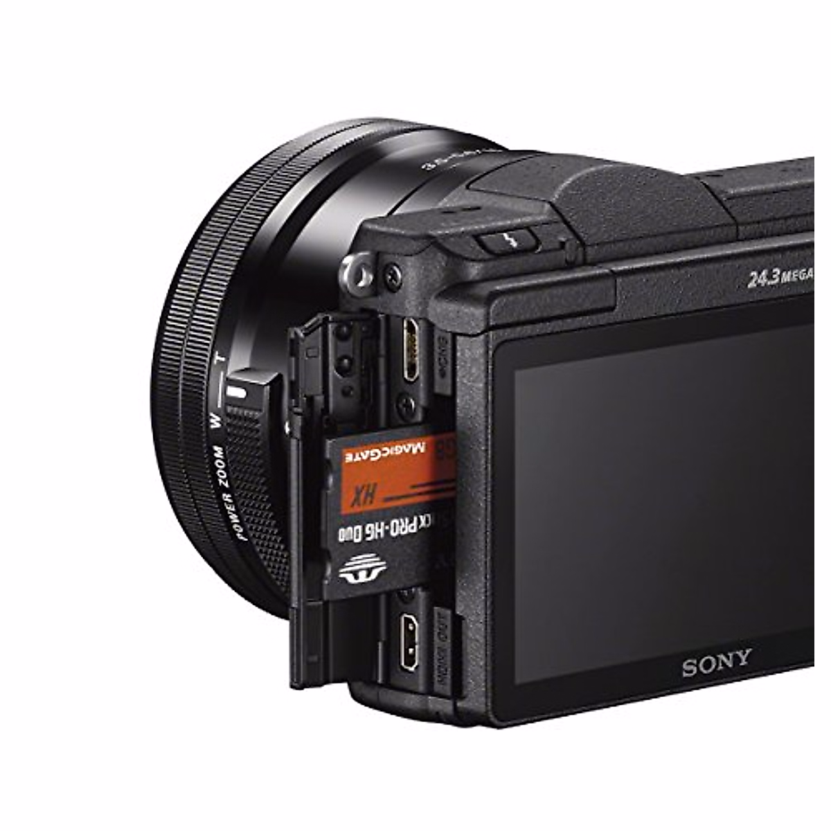 Sony a5100 16-50mm Interchangeable Lens Camera with 3-Inch Flip Up LCD (Black)