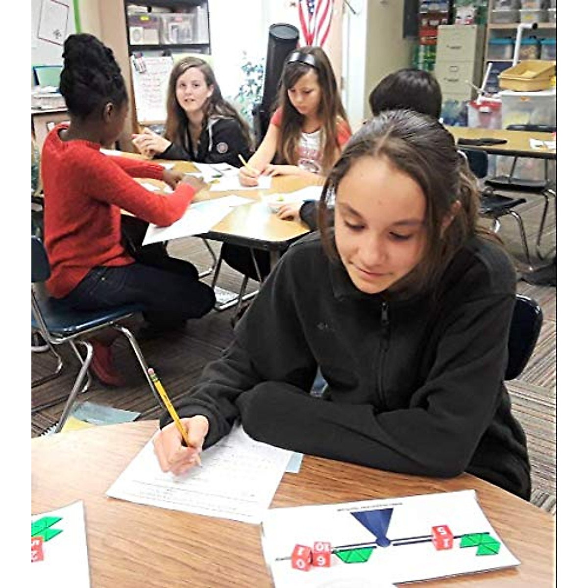 HANDS-ON EQUATIONS® Fractions Class Set for 10 Students. A manipulatives-Based Introduction to fractional Linear Equations.