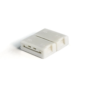 HitLights LED Light Strip Connector, 8mm Single Color 3528 - Gapless Strip to Strip, 10 Pack