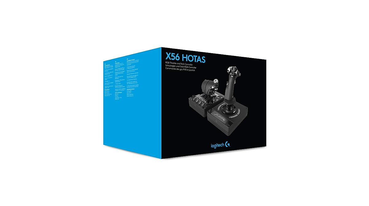 Logitech G X56 HOTAS Flight Simulator Controller – Programmable & RGB