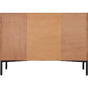 Signature Hardware 953140-48-RUMB-8 Devora 48" Free Standing Single Vanity Set with Wood Cabinet, Vanity Top, and Rectangular Undermount Vitreous China Sink - 8" Faucet Holes