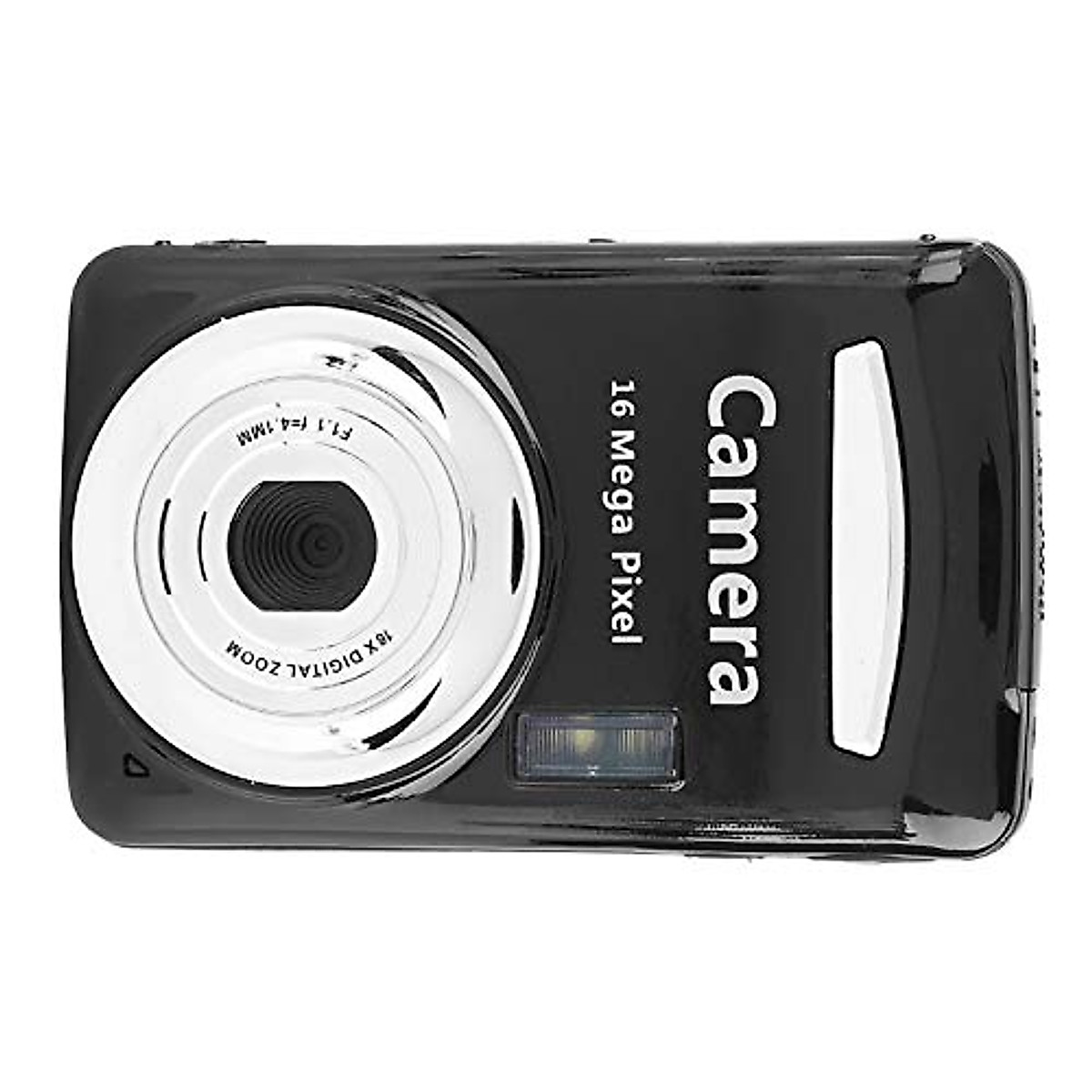 Digital Camera, Small Digital Camera 16MP Compact Digital Camera Sturdy with 2.4in Large Screen Portable Small Camera for Travel Use (Black)