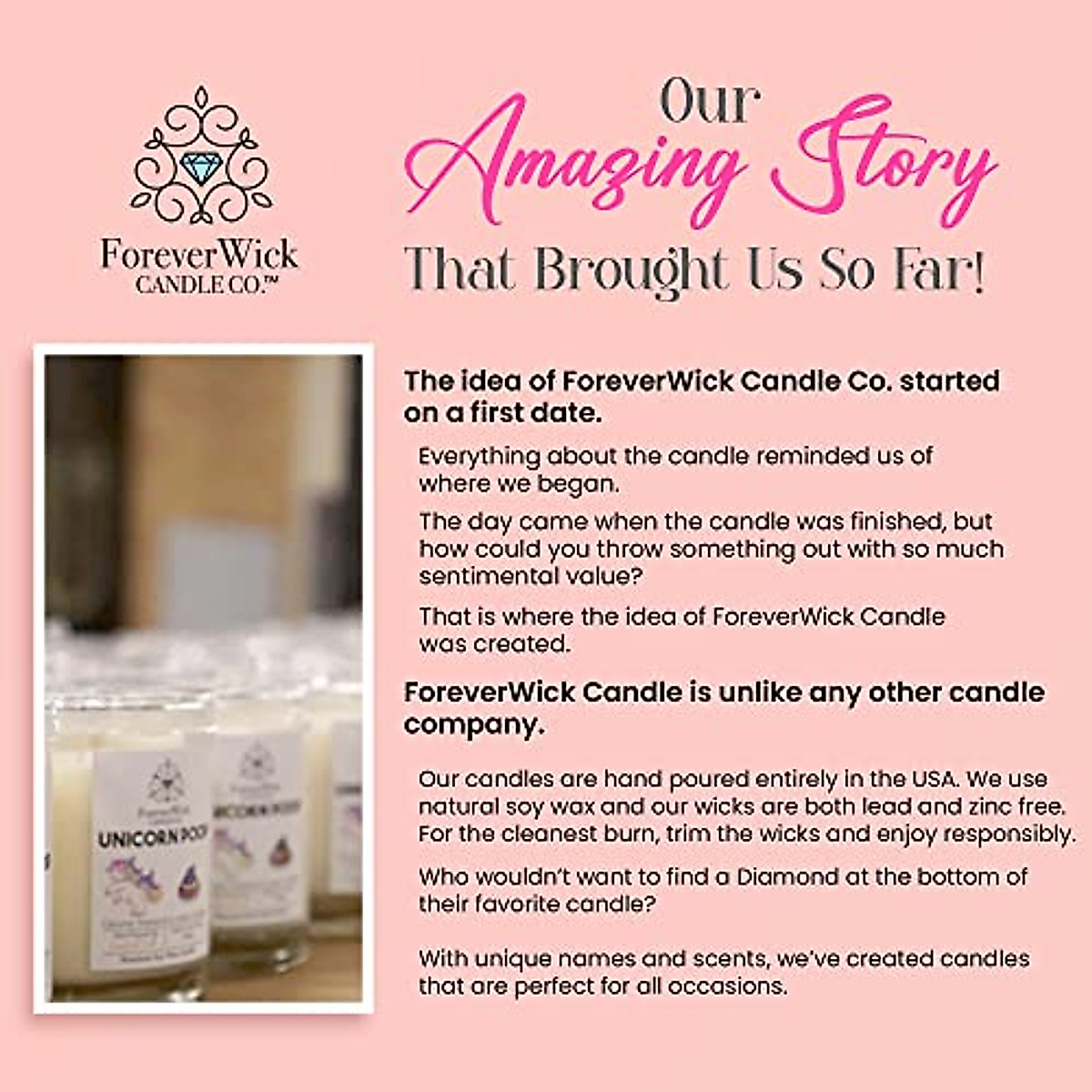 Foreverwick Coconut Breeze Candle | Gifts for Women | Valentines Gifts | Aromatherapy Candle for Bath, Destress & Clearance | Strong Scented Candles for Decor | 14 oz & 70 Hours Burning Time
