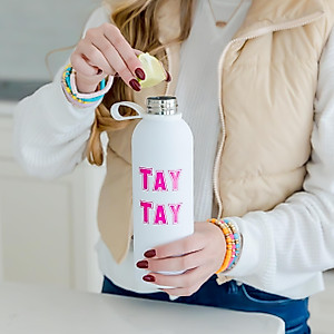 Tay Tay 500ml insulanted stainless steel water bottle (Snow Drift White)