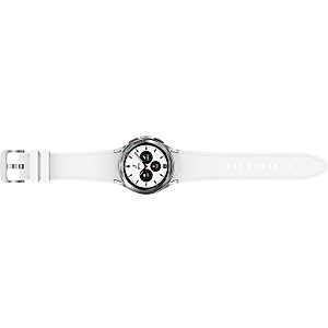 SAMSUNG Galaxy Watch 4 Classic 42mm Smartwatch with ECG Monitor Tracker for Health, Fitness, Running, Sleep Cycles, GPS Fall Detection, Bluetooth, US Version, Silver