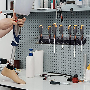 Generic Plier Organizer, Screwdriver Organizer with 23 Holes, Garage Tool Storage Rack Wall Mount, Tool Rack Pliers Holder for Workshop, Shed, Garage, KID665VOCRJNSEQ20I