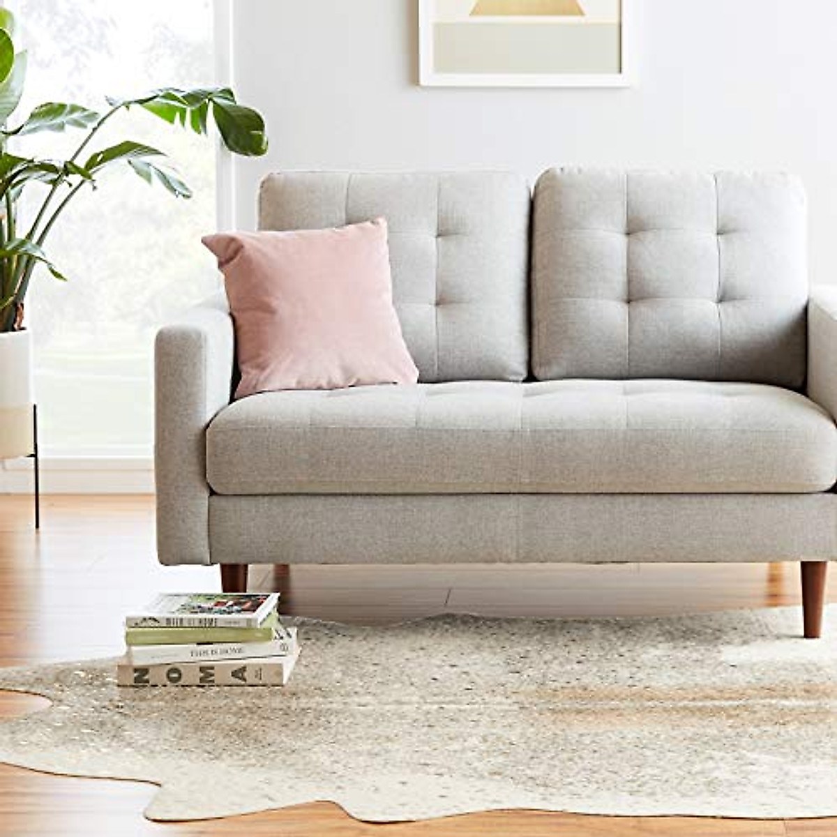 Loloi II Bryce Collection BZ-07 Pewter/Gold, Contemporary 5' x 6'-6" Area Rug