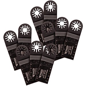 Ryker Hardware Oscillating Tool Blades: Wood MultiTool Blades Compatible with Fein Multimaster, Porter Cable, DeWalt, Bosch, Ryobi, Makita, Milwaukee, Rockwell