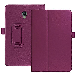 Case for Galaxy Tab A 8.0 2017 Model SM-T380, EKVINOR PU Leather Folio Case Stand Cover for Samsung Galaxy Tab A 8.0 Inch 2017 Release (SM-T380/SM-T385) - Purple