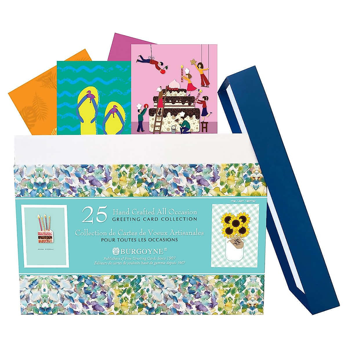 Hand-Crafted All Occasion Greeting Cards, 25 Count