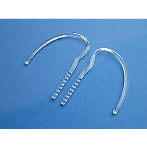 2 Clear Long Earhooks Earloops Compatible with Blueant T1, V1, V1x, Z9, Z9i Headset Wireless Devices