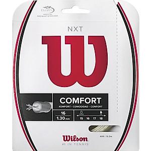Wilson NXT 16 Tennis String - Set, White