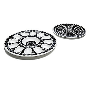 French Bull 72813 12" Egg Tray - Melamine Dinnerware - Platter, Dish, Serving, Deviled, Easter - Foli