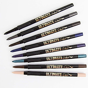 L.A. Girl Ultimate Intense Stay Auto Eyeliner, Ultimate Black, 0.01 oz., Pencil