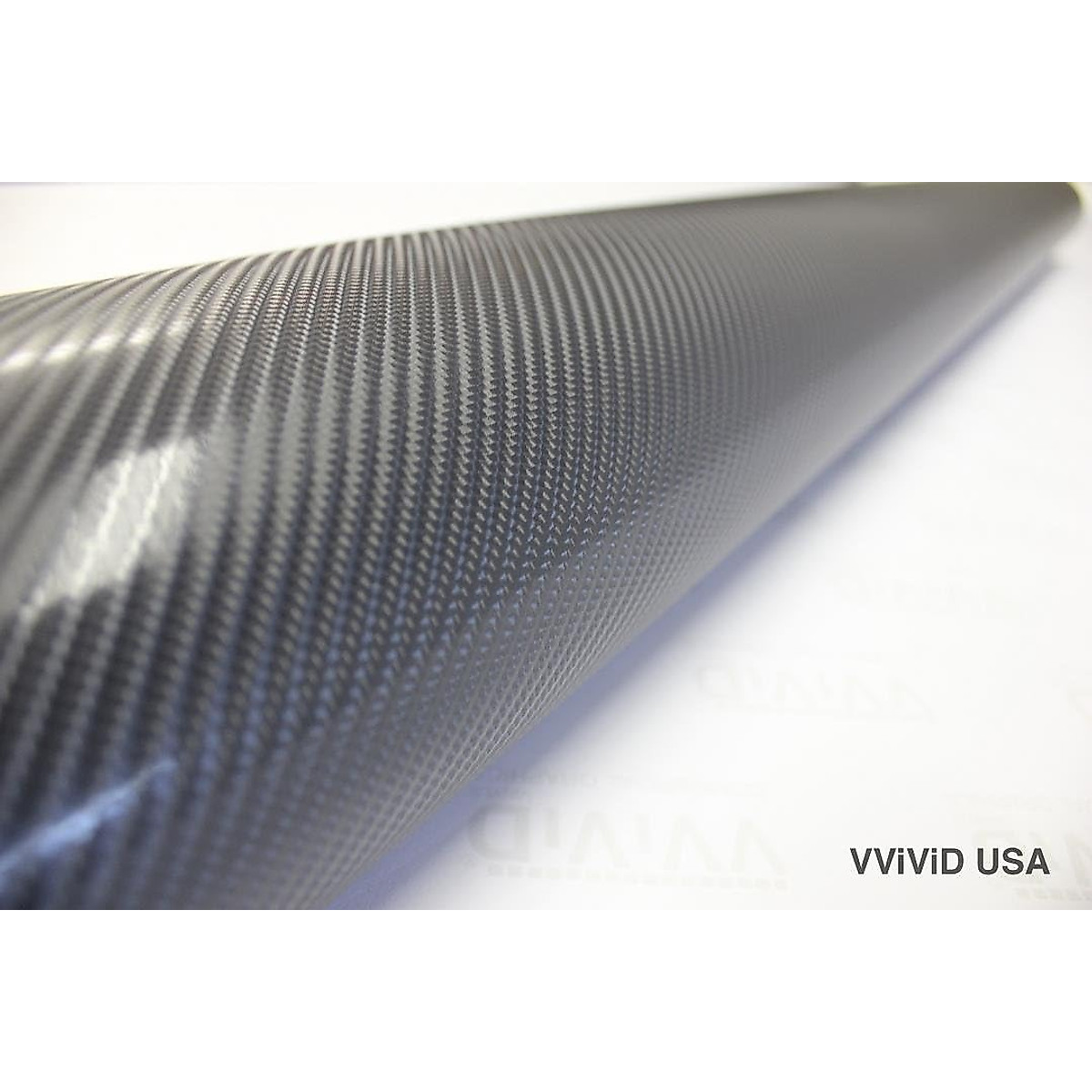VViViD® Meteorite Dark Grey True R Carbon Fiber Vinyl Wrap Roll with Air Release Technology (1ft x 5ft)