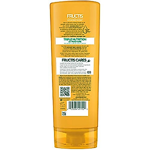 Garnier Fructis Triple Nutrition Conditioner, Dry to Very Dry Hair, 12 fl. oz.