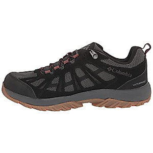 Columbia Mens Redmond Iii Waterproof Hiking Shoe, Dark Grey/Black, 9.5 US