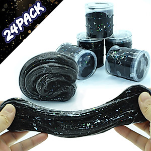 24 Pack Galaxy Star Slime,Party Favor for Kids Girls & Boys,Non Sticky, Stress & Anxiety Relief, Wet, Super Soft Sludge Toy,Birthday Gifts for Kids Girl and Boys