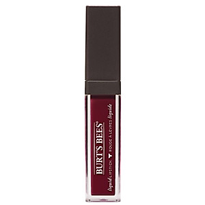Burt's Bees 100% Natural Glossy Liquid Lipstick, Garnet Glacier, 1 Tube
