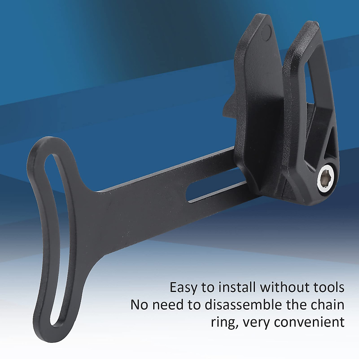 Keenso Bike Chain Guide, Aluminum Alloy Chain Guide Electric Bike Direct Mount Chain Gudie Chainring Bike Part