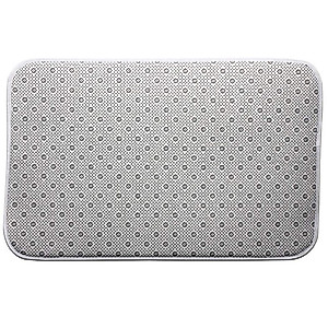 Christmas Botanical Indoor Door Mat, Absorbent Floor Mats Bathroom Rugs, Red Xmas Eucalyptus Leaves Poinsettia Pine Cones Kitchen Runner Rugs, Non Slip Doormat for Bedroom/Sink/Laundry 36x24In