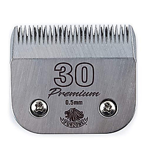 Furzone Detachable Blade - Size 30 Blade 1/50", Made of Extra Durable Japanese Steel, Compatible with Most Andis, Oster, Wahl A5 Clippers